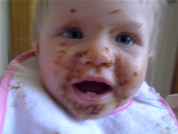 Billedtråd: Kom med billeder af jeres børn der spiser!